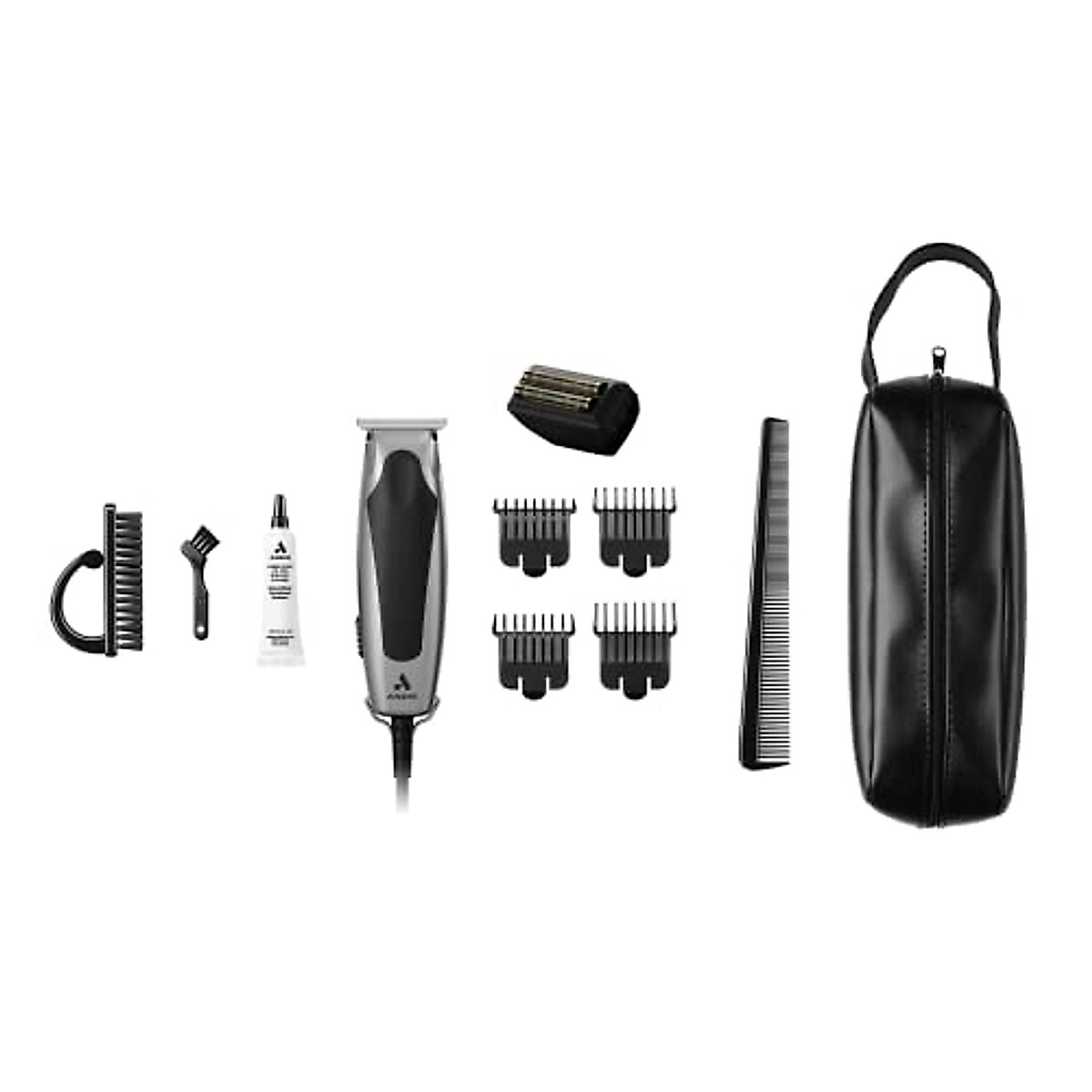 Andis 42400 inLINER All-in-One Trim & Shave Hair Trimmer and Foil Shaver Kit, Silver