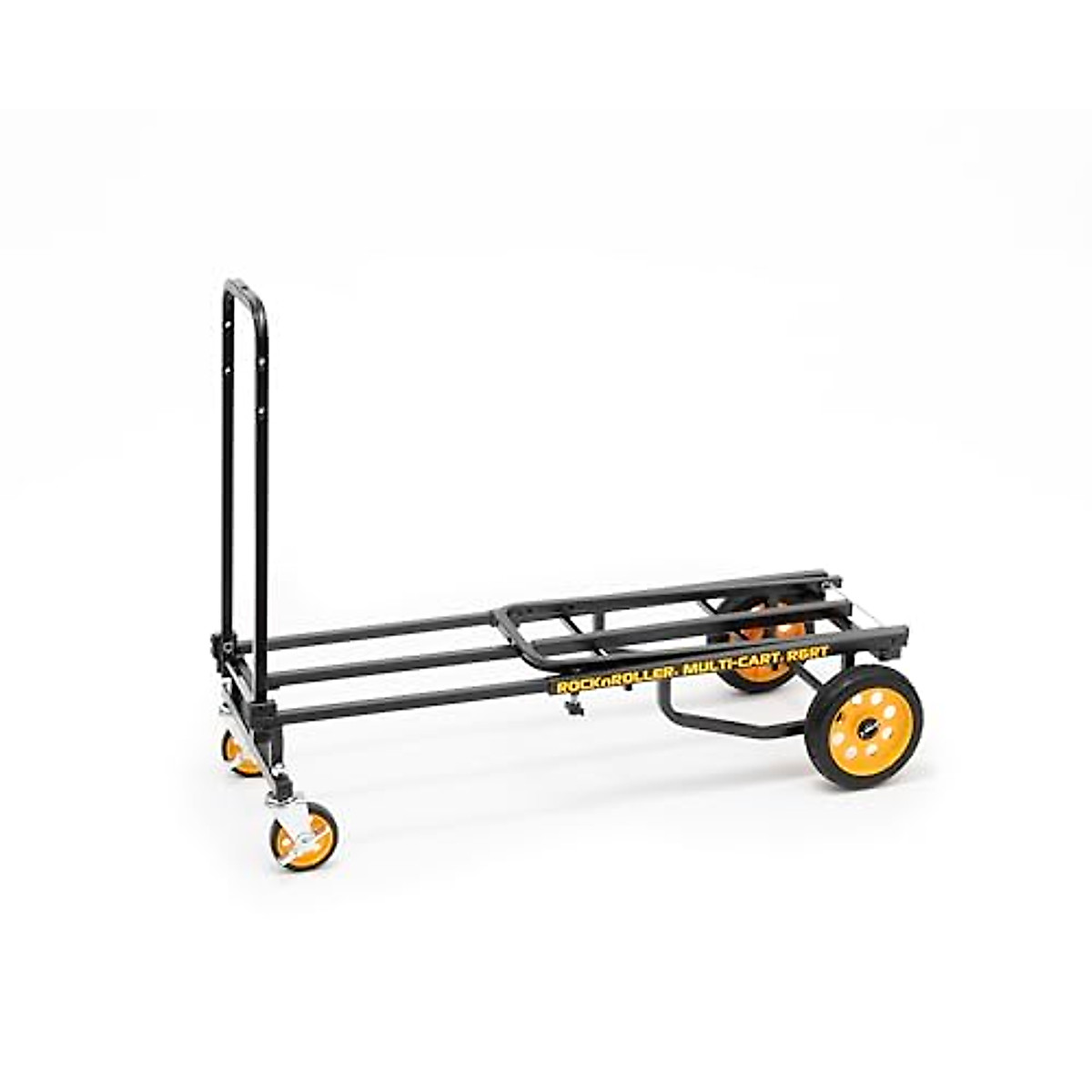 Rock-N-Roller R6RT (Mini) 8-in-1 Folding Multi-Cart/Hand Truck/Dolly/Platform Cart/29" to 42.5" Telescoping Frame/500 lbs. Load Capacity, Black