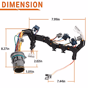 2006-2009 6 Speed Transmission Wiring Harness Fits 1000/2000 Allison GM/Duramax Application Only