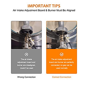 Camplux Camping Stove 2 Burners 19,600 BTU, Stainless Steel Gas Stove with Auto Ignition