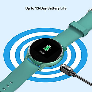 UMIDIGI Smart Watch for Android Phones Compatible with Samsung iPhone, Sleep Tracker Waterproof Smartwatch with Heart Rate Monitor, Fitness Tracker for Women and Men-Uwatch 2S