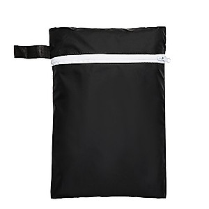 Librao 24" Dx48 H Chiminea Cover Patio Outdoor Waterproof Weatherproof Chimney Fire Pit Heater Cover Protective Garden Heater UV Cover