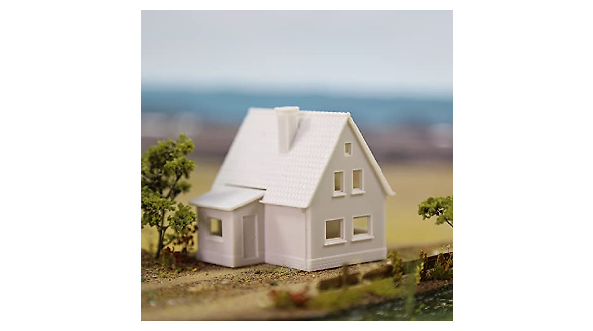 N Scale Model Blank Buildings Kit for DIY Train Layout