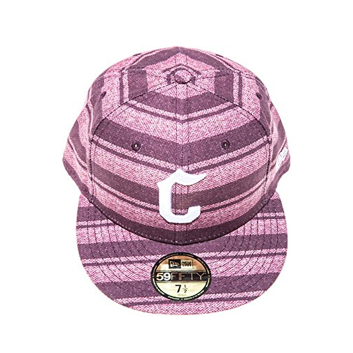 Crooks & Castles Mens The Baja Califas Fitted Baseball Cap, Red, 7 5/8