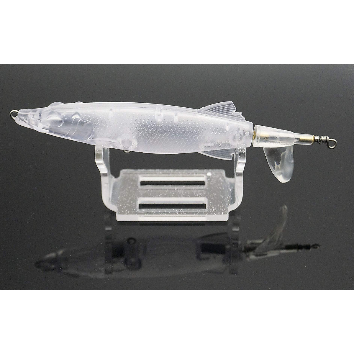 Free Oval Eye 5pcs Unpainted Plopper Bait Fishing Hard Clear Lure Body 130mm 13.6g Blank Lures PL3