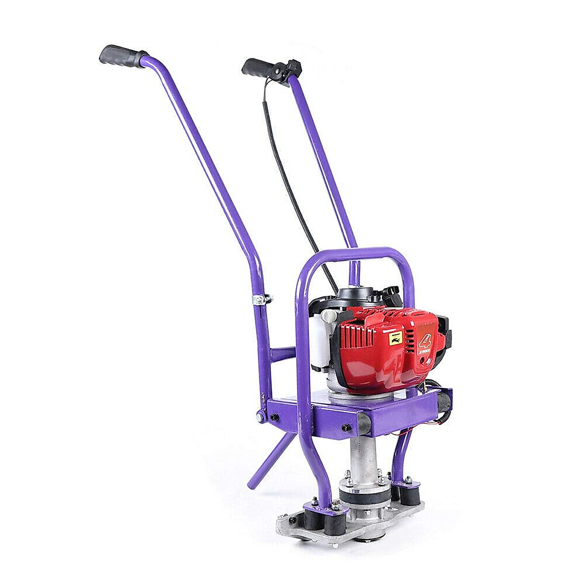 Gas Powered Concrete Screed 35.8CC 4 Stroke Gasoline Engine Concrete Power Screed 1.36HP Concrete Surface Leveling Cement Finishing Vibrating Motor (GX35 Gasoline Engine)