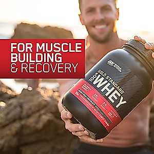 Optimum Nutrition Gold Standard 100% Whey Protein Powder, Double Rich Chocolate, 1 Pound