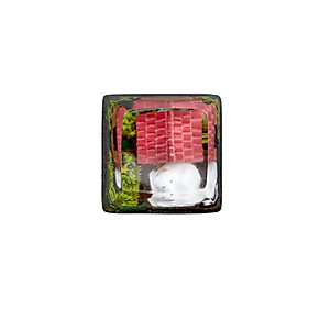 Ocean Key Artisan Keycaps for DIY Replacement Handmade Resin Keycaps Dog House Handmade Resin Keycaps for Switch Gaming, Cherry MX Mechanical Keyboards (Red)