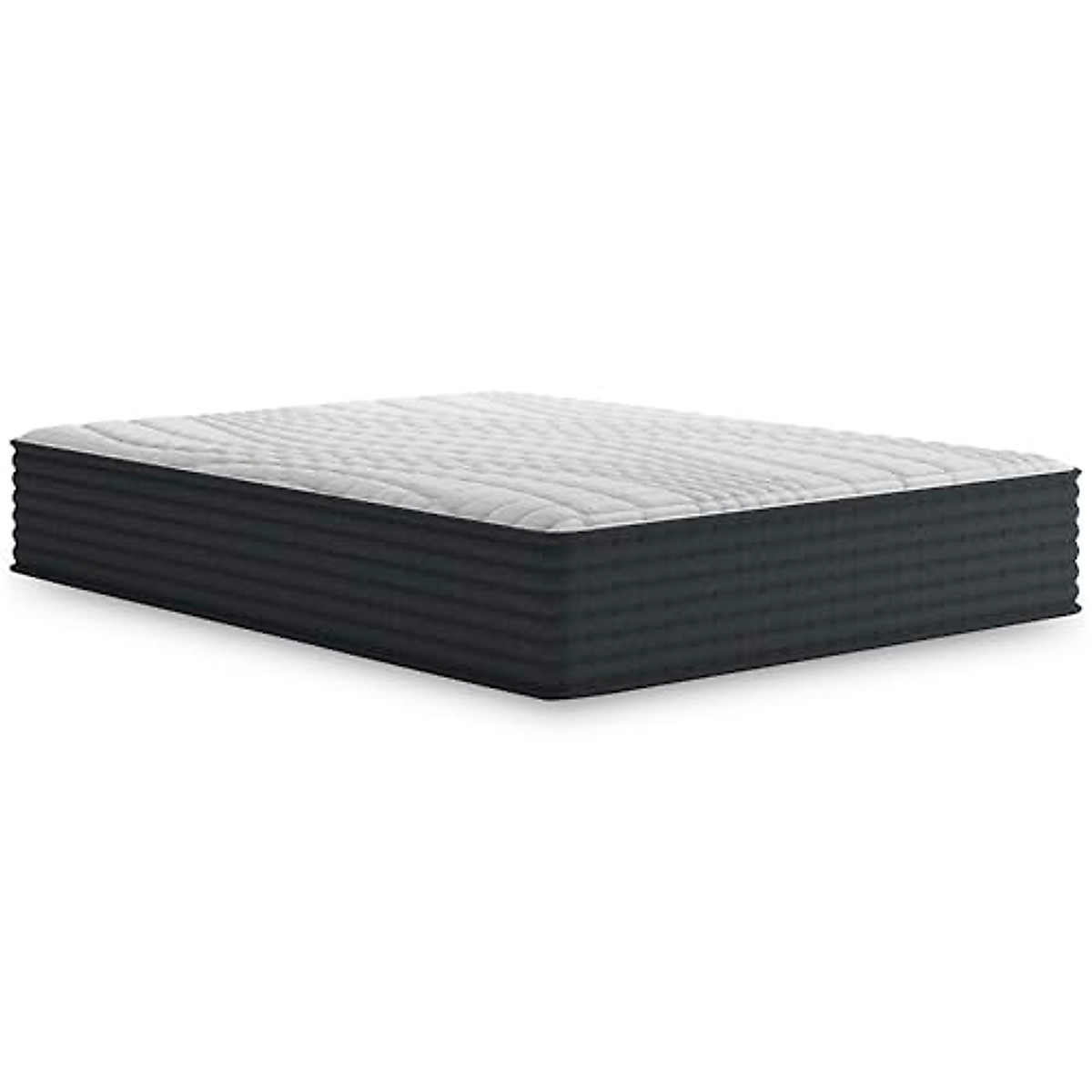 Signature Design by Ashley Hybrid 1200 12 Inch Firm Moisture Wicking Mattress with Charcoal-Infused Gel Memory Foam and Edge Support for Pressure Relief and Temperature Regulating, Queen