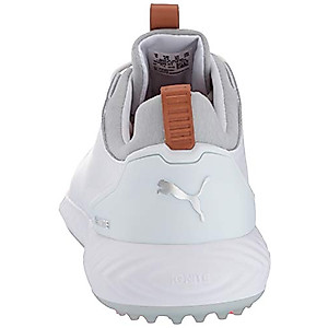 Puma Golf Men's Ignite Pwradapt Leather 2.0 Golf Shoe, White, 9 M US