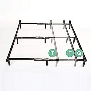 ZINUS Compack Metal Adjustable Bed Frame / 7 Inch Support Bed Frame for Box Spring and Mattress Set, Twin/Full/Queen