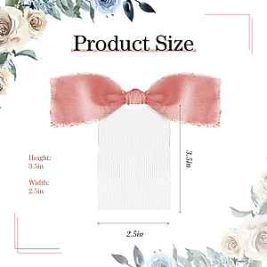 LuLucrafded Pink Blank Cards, Pink Dinner Place Cards, Pink Wedding Place Cards, for Party Setup Table Name Cards, Wedding Table Name Cards, Baby Shower Name Cards, Place Cards, Set of 20 (Pink)