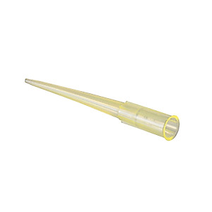 Eowpower 1000 Pieces Clear Yellow 200 ul Laboratory Lab Plastic Liquid Pipette Pipettor Tips