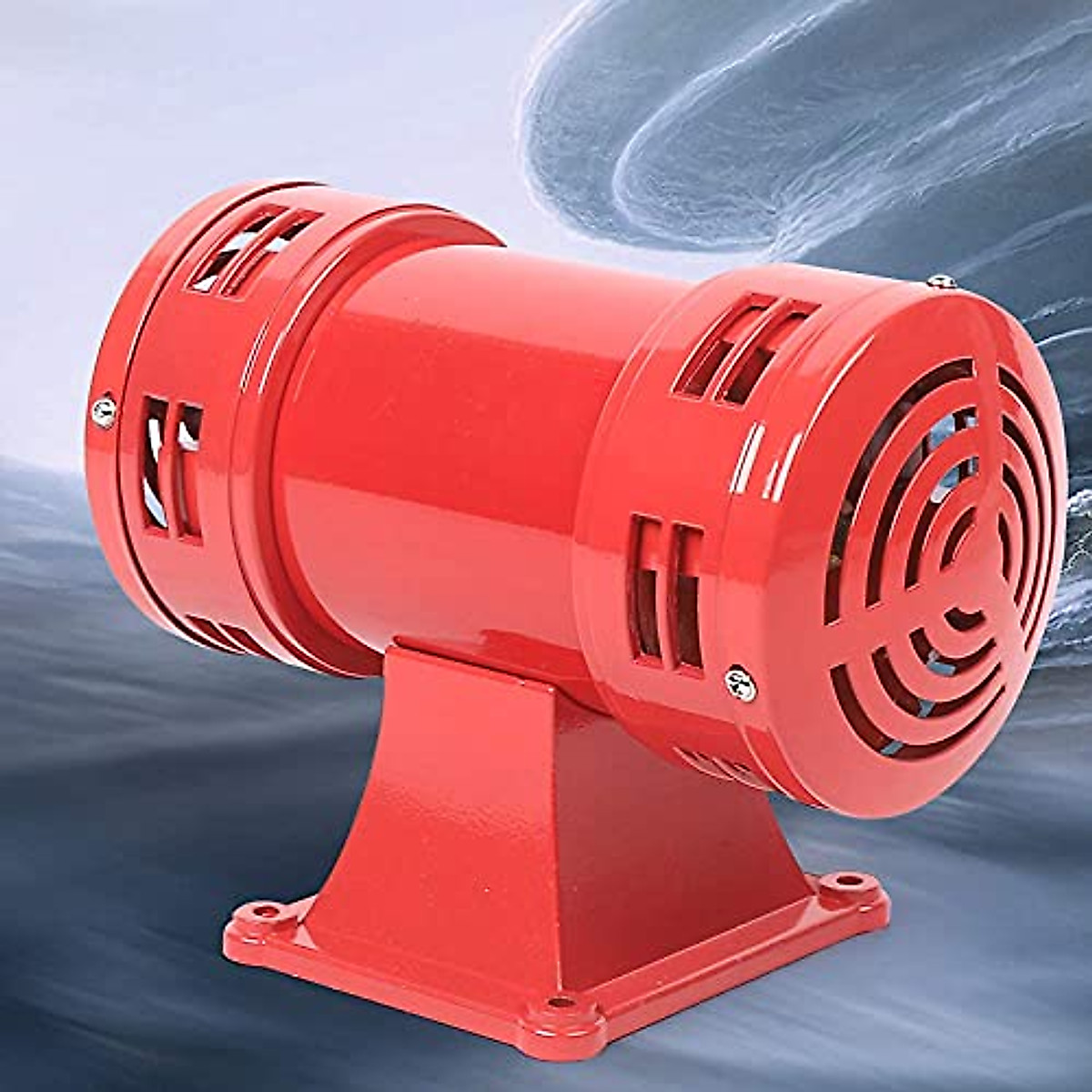 Industrial Siren S-490 Electric Siren 110V Industrial Air Raid Horn Warning Loud 400w 140db Air Raid Sound Siren Alarm Industrial Electric Motor Driven Alarm for Industrial Ships Mines