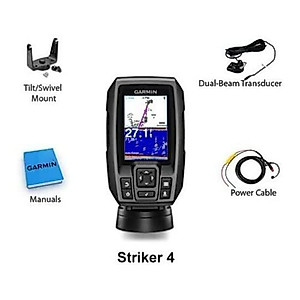 Garmin Striker 4 Built-in GPS Fish Finder (Renewed)