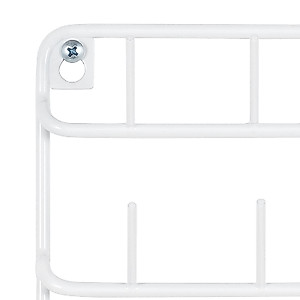 HAITARL 4 Set of 54-Spool Sewing Thread Holder, Wall-Mounted Metal Rack, White