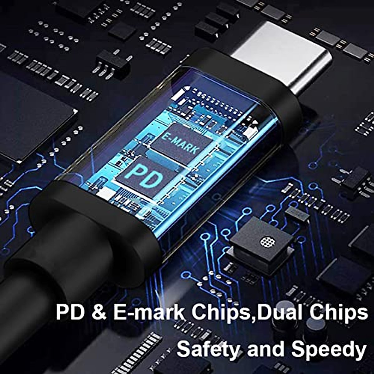 Diarypiece Type-C Power Supply Data Transfer Cable, 140W Type C PD3.1 Charger Data Line