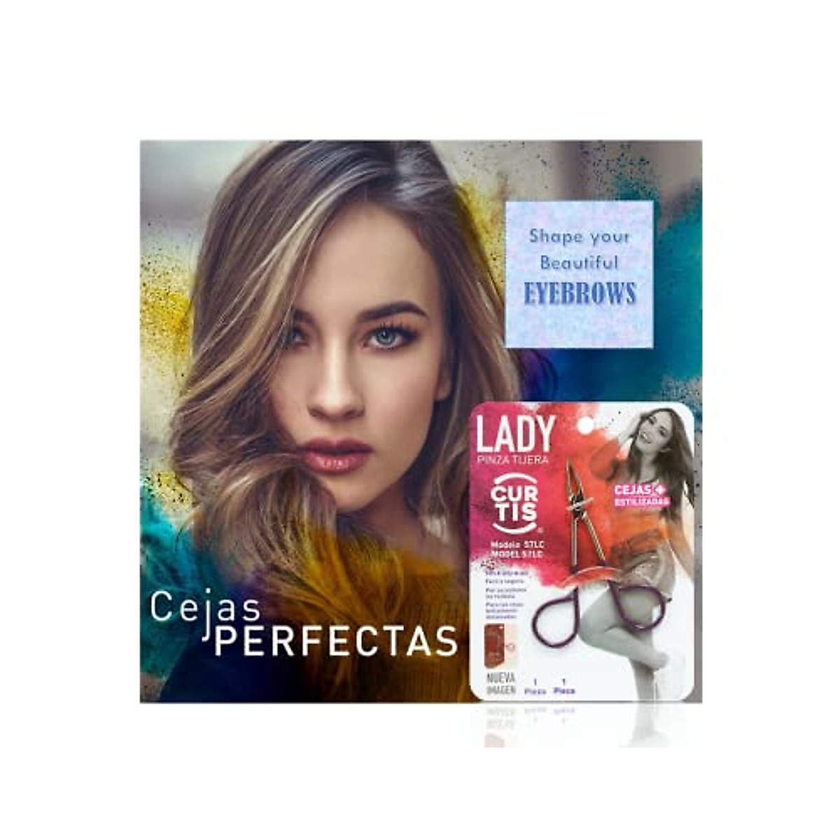 Best PROFESSIONAL Scissor TWEEZERS Great PRECISION for Facial Hair,Ingrown Hair,Fine Hair, Blackhead. LESS PAIN,Silver & Purple Men/Women with EASY SCISSOR HANDLE Expert Tools Made in MEXICO (UPDATED)