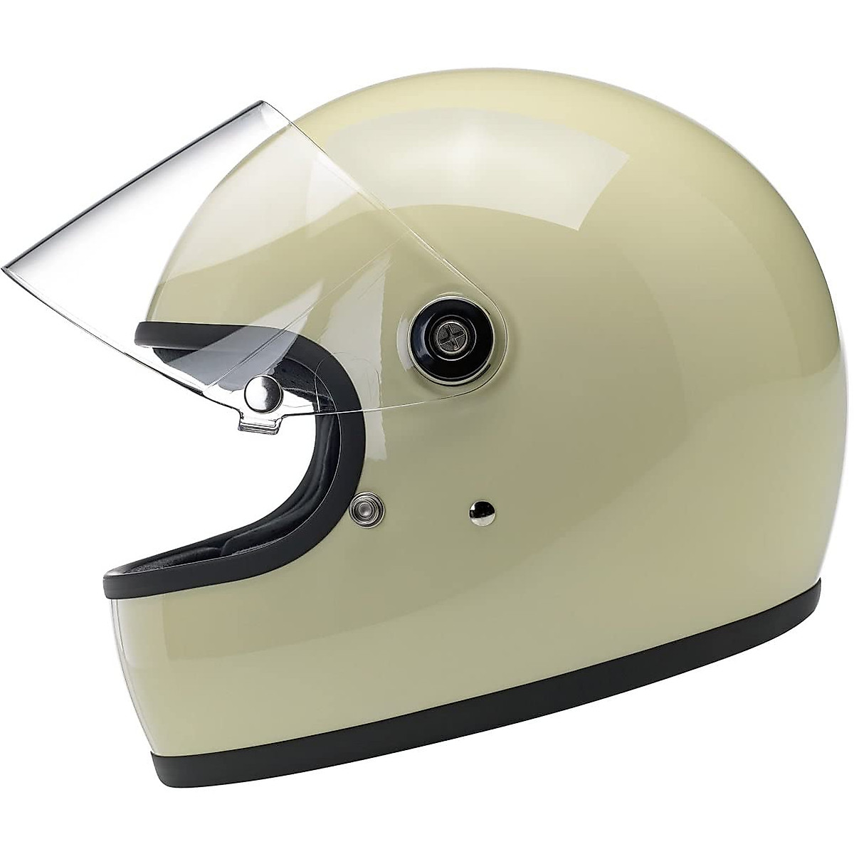 Biltwell Closeout Gringo S ECE R22.05 Motorcycle Helmet Gloss Vintage White XX-Large