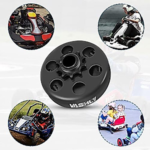 VASHLY Go Kart Clutch 3/4" Bore 10 Tooth for #40/41/420 Chain Predator 212 Centrifugal Clutch 10T for Go Kart Minibike and Fun Kart Engine