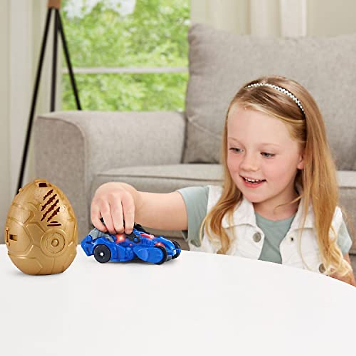 VTech Switch and Go Hatch and Roaaar Egg T-Rex Racer, Blue