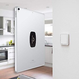 Tablet Wall Mount Magnetic Adsorption,Car Headrest Tablet Mount Holder,Free Fetching,No Borders,for All Under 1980g Tablets-IPad Pro,Galaxy Tab/Note,Nexus,Surface Wall Mount(White&White)