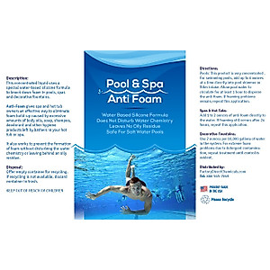 Pool & Spa Anti Foam Concentrate (32 oz)