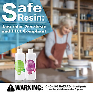 SEVGILI Epoxy-Resin-Kit for Jewelry, Art, Craft 16oz,Fast Curing, 2 Part Crystal Clear Casting Resin