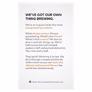 TAZO Iced Tea Bags, Passion Herbal Tea, Caffeine Free, 20 Tea Bags (Pack of 6)