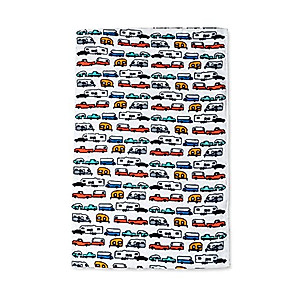 Camco Life is Better at The Campsite RV Dish Towel Set - Perfect for Drying Hands and Dishes - Includes a Set of (2) Towels - 27-Inches x 16-1/2-Inches (53301)