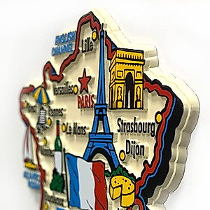 Dominican Republic Jumbo Country Map Magnet by Classic Magnets, Collectible Souvenirs Made in The USA
