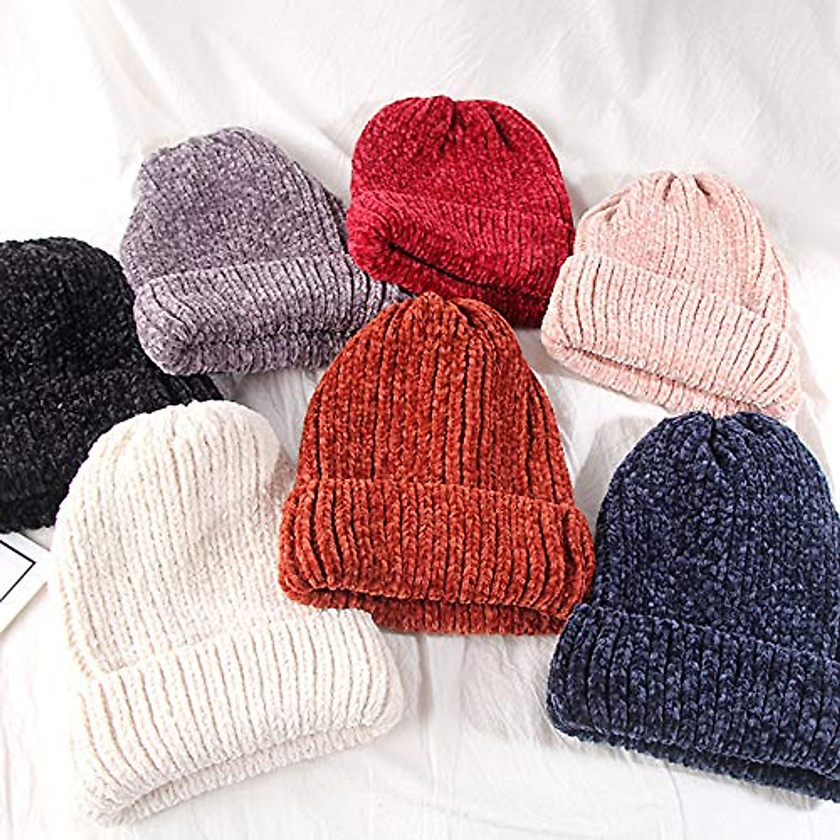 Orange Velvet Yarn,100g/0.22lb DIY Velvet Chenille Yarn,Bulky Luxury Chenille Yarn for Crochet Hat Scarf,Knitting Yarn