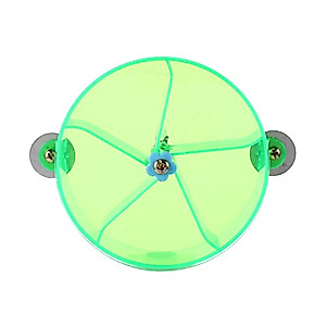 Mipcase System Accesssories Wheel Feeder Cages Creative Parakeet Rotate for Puzzle Conure Parrots Feeding Training Toy Rotating Feed Shredder Case Bird Storage Foraging Parrot Cockatiel