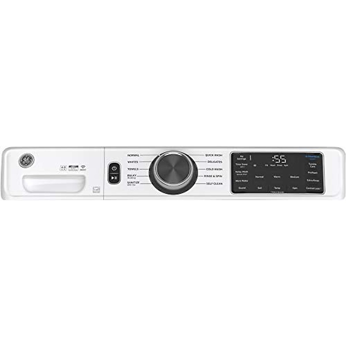 GE® 4.8 cu. ft. Capacity Smart Front Load ENERGY STAR® Washer with UltraFresh Vent System with OdorBlock™ and Sanitize w/Oxi