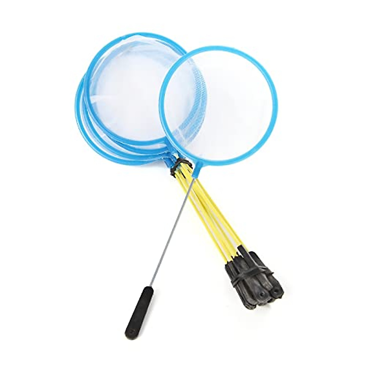 10pcs Aquarium Fish Net Cleaner Net, Shrimp Net, Soft Light Tiny Net blue-white