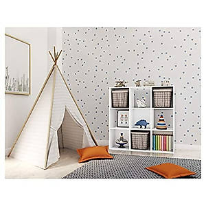 Room Essentials 9-Cube Organizer Shelf 11" (White)