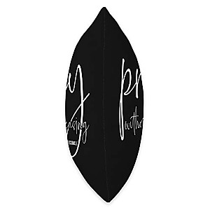 Blessings Etc Pray Without Ceasing Christian Encouragement Bible Verse Throw Pillow, 16x16, Multicolor