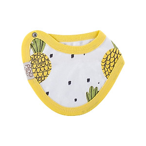 0-3M Unisex Baby Layette Set Neutral Baby Clothes Baby Gift Sets for Girl and Boy 5-Piece Pineapple Pattern 0 Cotton By Yellow 0-3 months B-01 Yellow