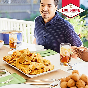 Louisiana Fish Fry Seasoned Fish Fry Seafood Breading Mix 2.88 Pound (Pack of 1) - Season and Cook All Your Fish, Shrimp, Oysters, Vegetables, and More to Crispy Perfection