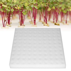 Fdit 100Pcs Hydroponic Sponge Planting Sponge Gardening Tool Seedling Sponges for Greenhouse