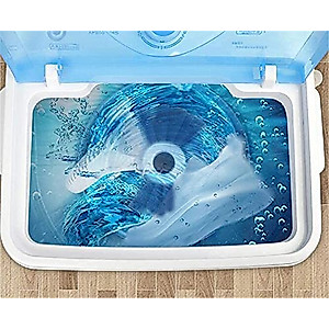 MingrXieh Portable Washing Machine and Mini Electric Shoe Washing Machine, 5.0Kg Automatic Washing Machine 2-4 Pairs of Shoes Washing Capacity, for Apartment Dormitory