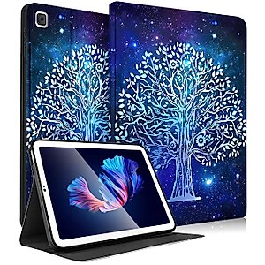 Uppuppy for Samsung Galaxy Tab A7 Lite Case 8.7 Inch for Kids Cute Cool Folio Women Teen Girls Tree Design Tablet Cover for Samsung Tab A7 Lite Case, SM-T220/T225/T227