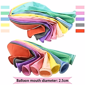 30pcs Pastel Balloons 18 inch Large Pastel Balloons Big Round Pastel Jumbo Latex Balloons for Easter Birthday Wedding Baby Shower Decorations