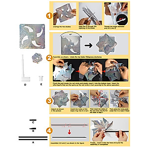 Reflective Pinwheels 10pack,Wind Spinners Outdoor Bird Scare Devices,Sparkly Pinwheel for Garden Decor,Scare Birds & Animals Away from Garden Yard Patio Lawn Farm