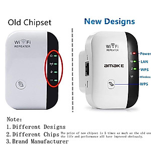 WiFi Range Extender Coverage Up to2640 Sq Ft and 25 Devices WiFi Repeater, Long Range Amplifier with Ethernet Port, Access Point, 1-Tap Setup, Alexa Compatible N300