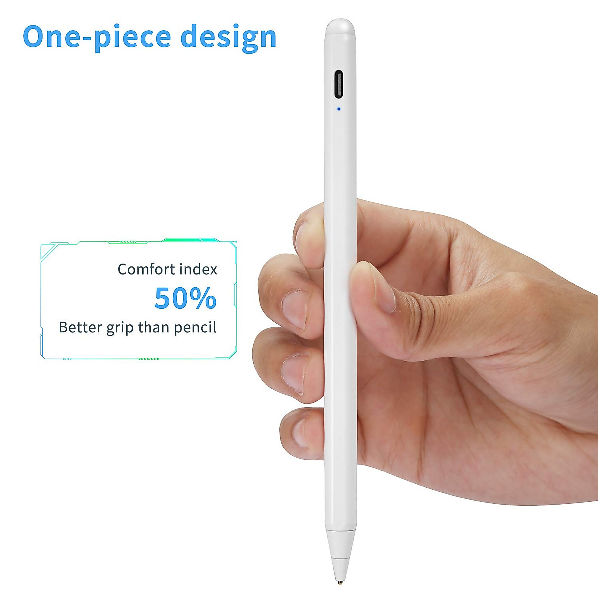 2022 Chromebook X360 Laptop Stylus, Active Stylus for HP Chromebook X360 Laptop Pen with Ultra Fine Tip,Touch-Control and Rechargeable,Good for Drawing and Writing,White