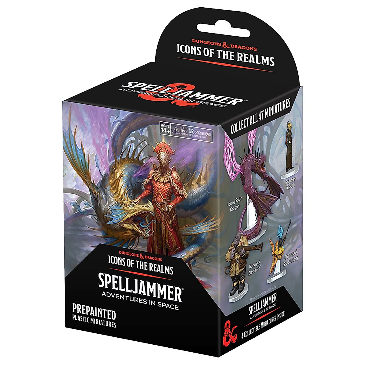WizKids Games D&D Icons of The Realms: Spelljammer Adventures in Space - Booster (Set 24) Miniatures, Randomly Assorted, Dungeons & Dragons, Small