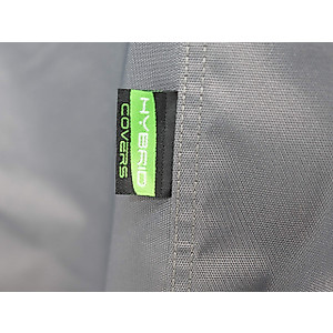 Hybrid Covers Firewood Rack Cover V2.0 suits 8 foot Wood Pile Log Rack Outdoor, Heavy Duty Firewood cover, Universal Size, 600D Marine Grade Waterproof Solution dyed fabric with Fade resistant UV