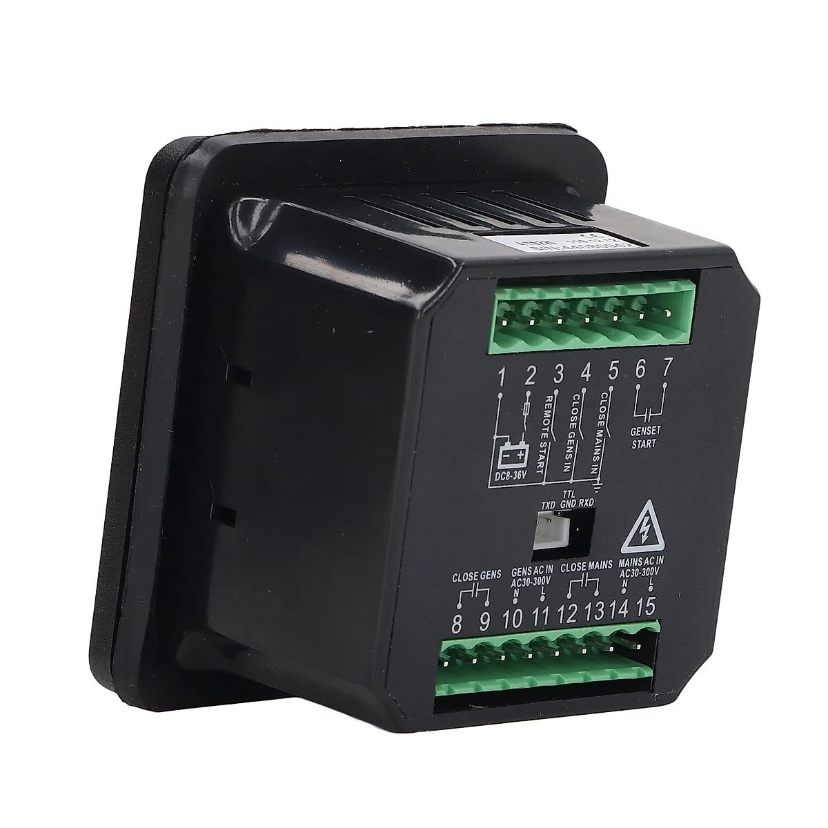 Automatic Transfer Switch Controller IP54 Waterproof LED Display Dual Power ATS Controller 30‑300V