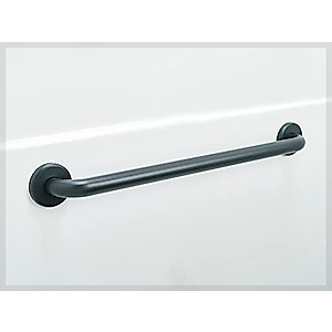 Matte Black 24" Grab Bar for Bathroom Shower Toilet - ADA Safety Handrail/304 Stainless Steel/Smooth